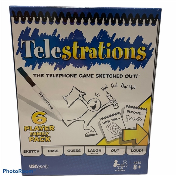 Usaopoly | Toys | Telestrations The Telephone Game Board Game | Poshmark
